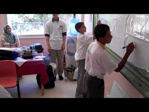 Writing Relay Race, Jordan - YouTube