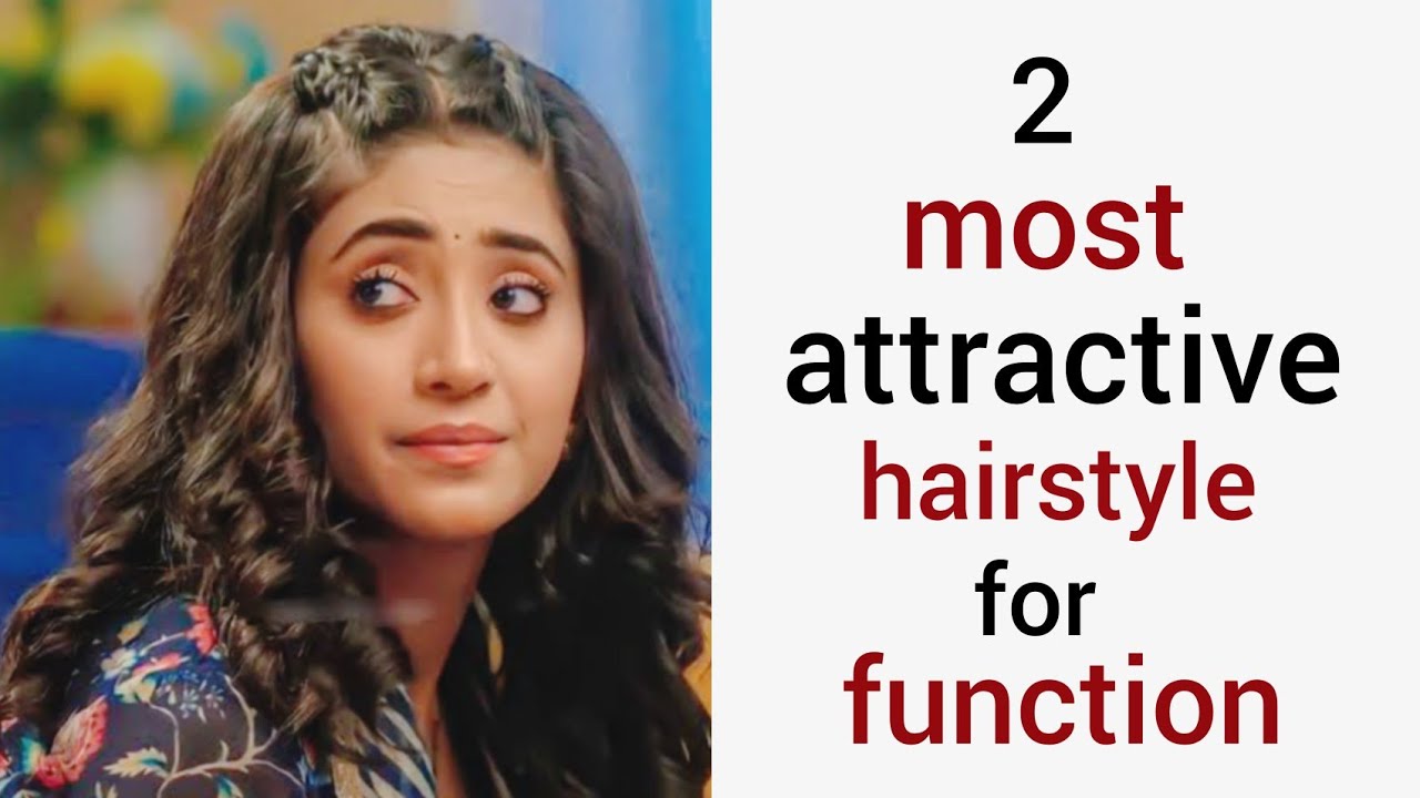 2 most attractive hairstyle for function | brilliant hairstyle | modern ...