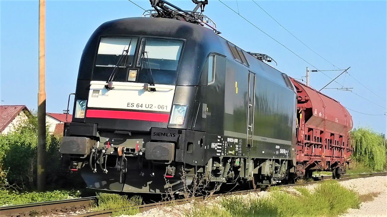 Passenger and freight trains, Croatia, October, 2020. (Croatian ...