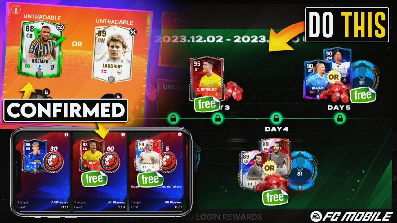 Do THIS!! FC Mobile Gameplay Update | Free Gift🎁| New Rivals Event ...