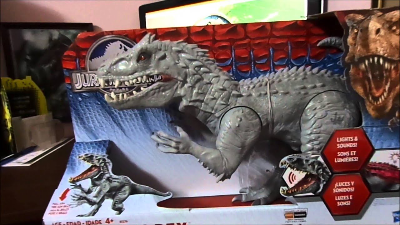 Jurassic World Hasbro Indominus Rex Figure Review - YouTube