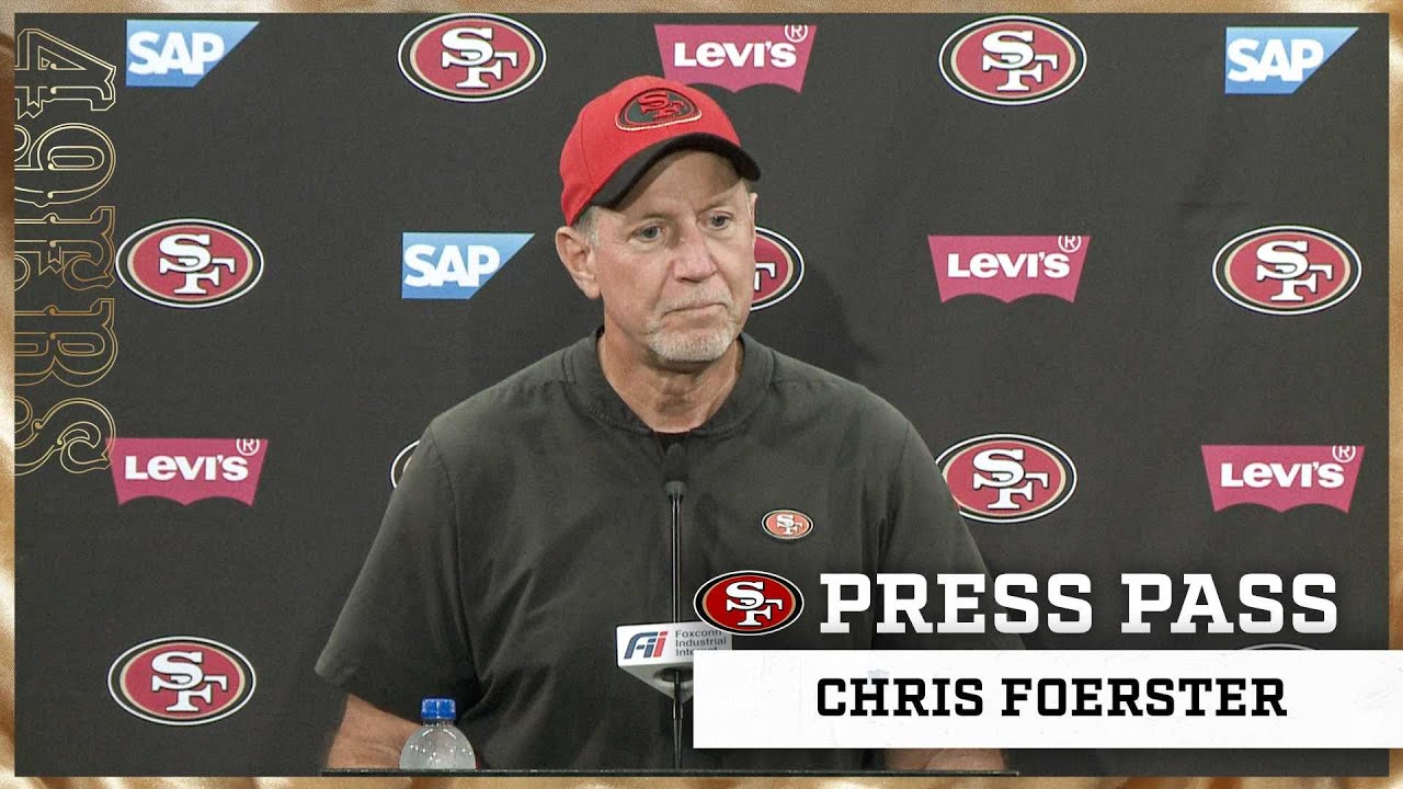 Chris Foerster Talks Offensive Line Progression Ahead of #SFvsCAR ...