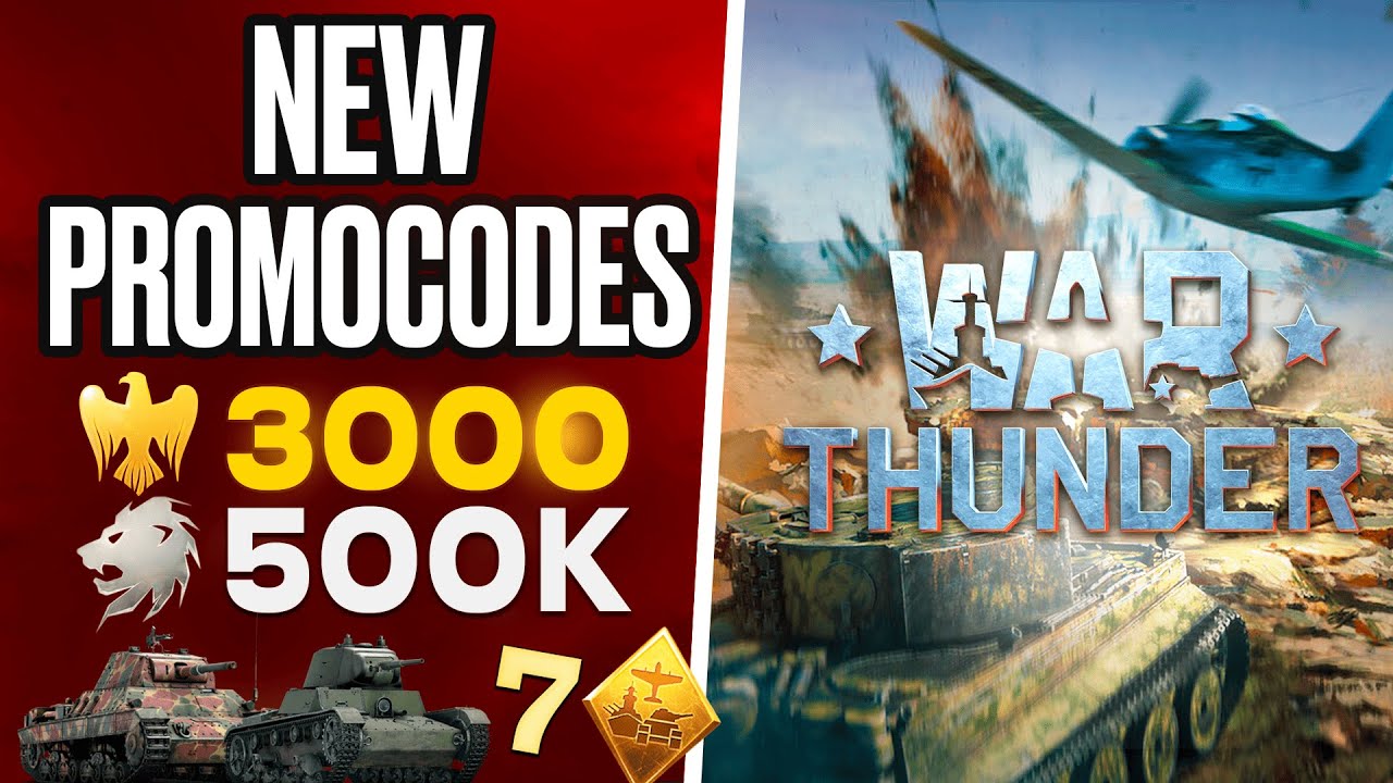 NEW War Thunder Codes March 2025! Free Golden Eagles and Silver Lions! - YouTube