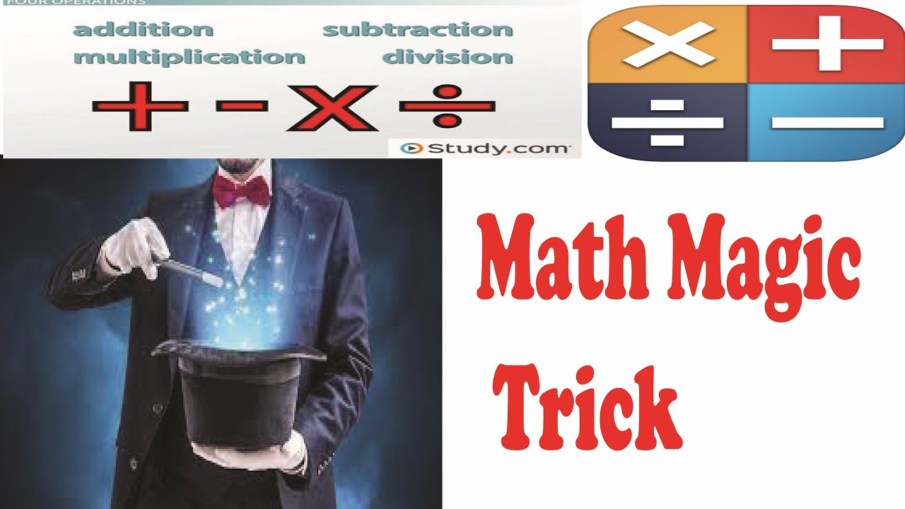 Math magic puzzle. Math tricks - YouTube