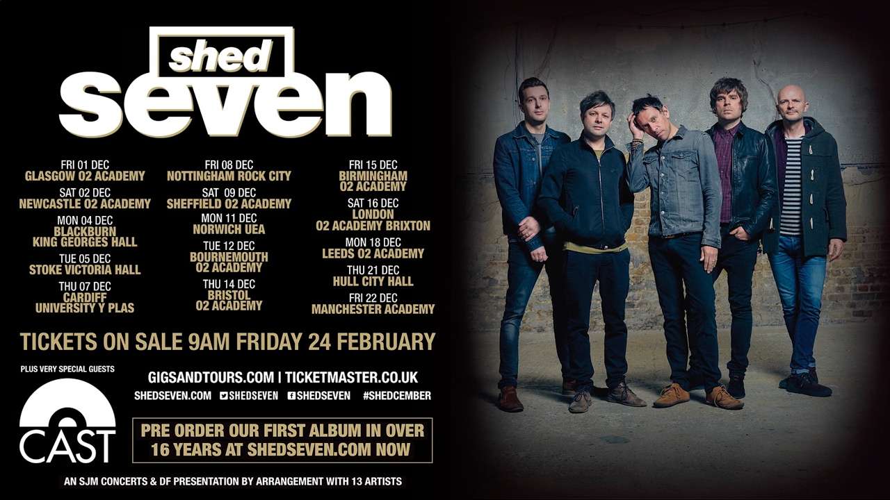 SHED SEVEN TOUR / New Album 2017 - YouTube