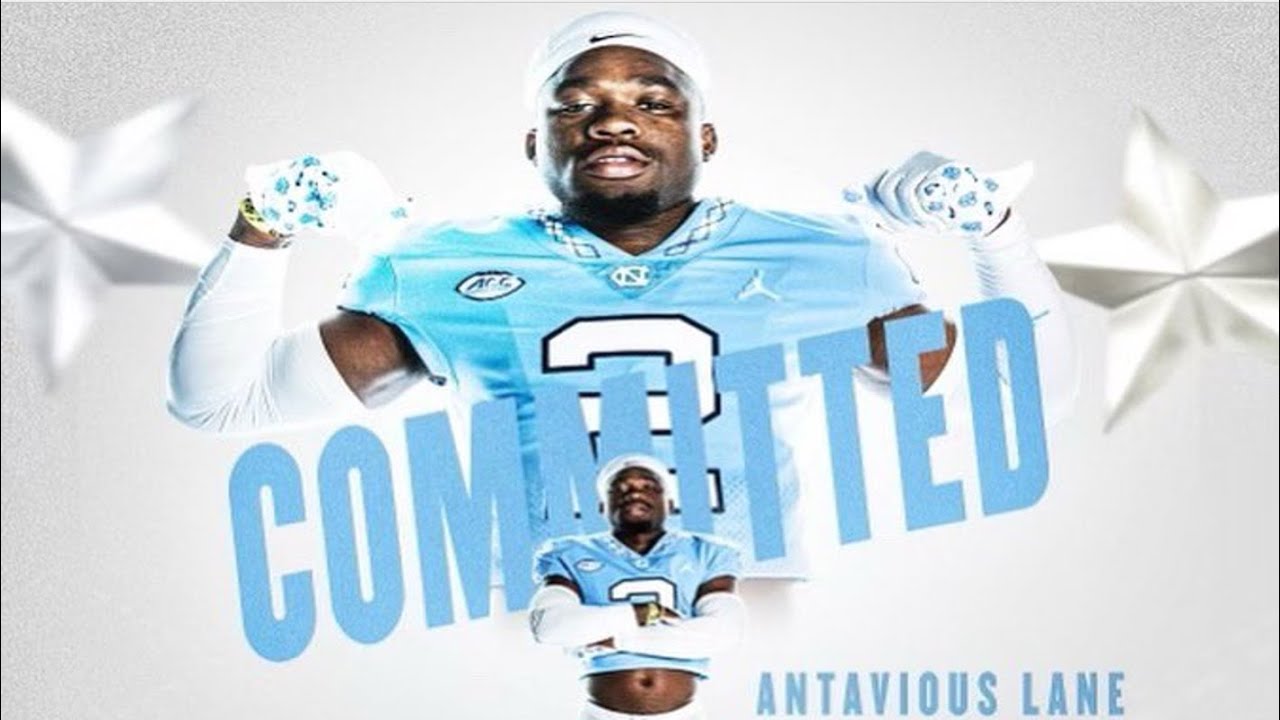 Antavious Lane Commits To UNC - YouTube