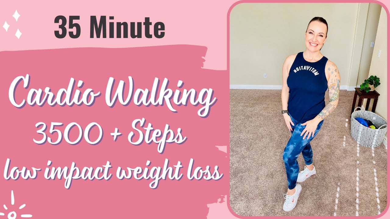 WALKING WEIGHT LOSS: 35 Min Walking Workout, Indoor Walking Workout ...