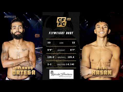 Bilal Hasan vs. Orlando Ortega | Full Fight Replay | CFFC 123