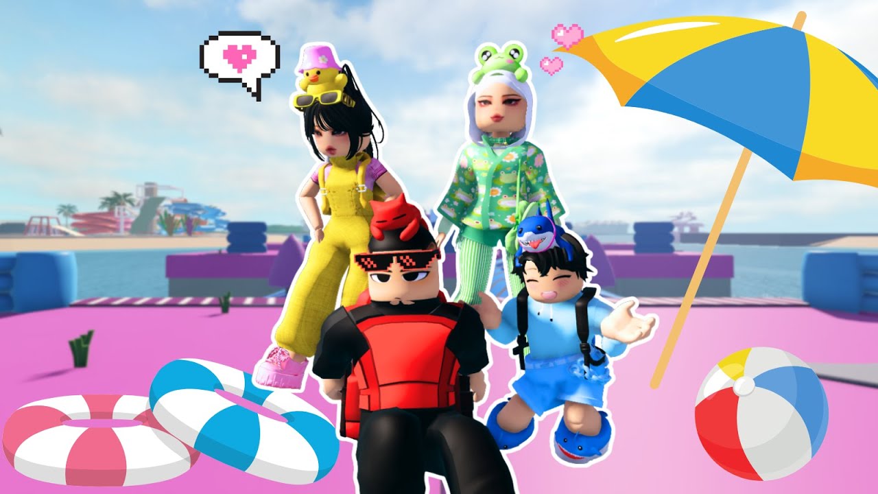 MAIN WAHANA AIR DI PANTAI | 💖 Dubai RP Roblox Indonesia - YouTube