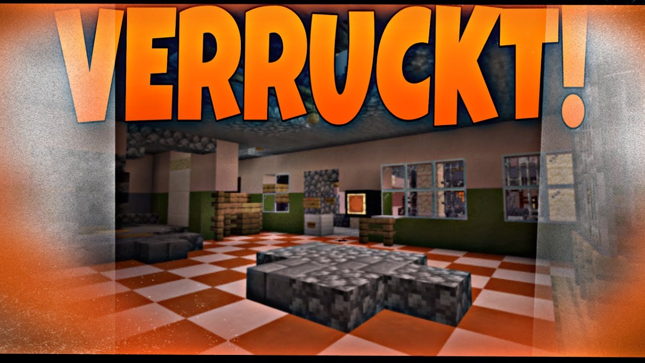 VERRUCKT IN MINECRAFT (Modded Zombies Map) - YouTube
