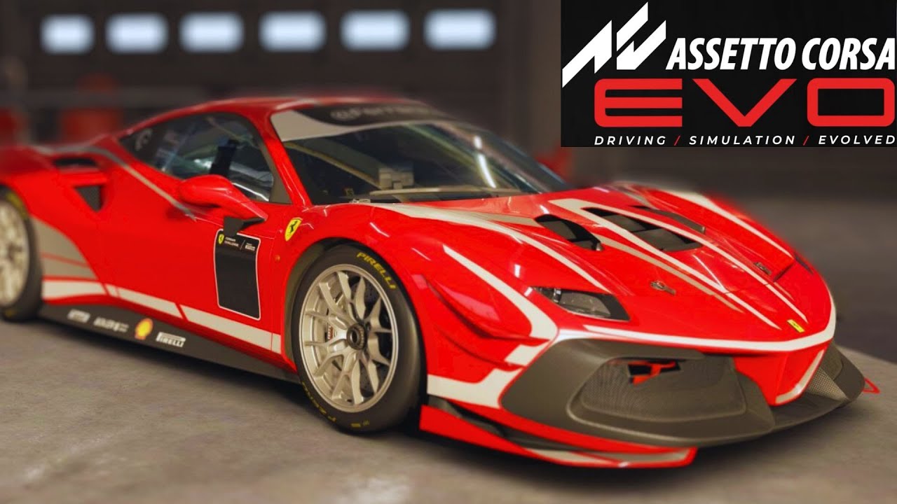 Assetto Corsa Evo Ferrari 488 Challenge EVO | Testfahrt | Replay ...