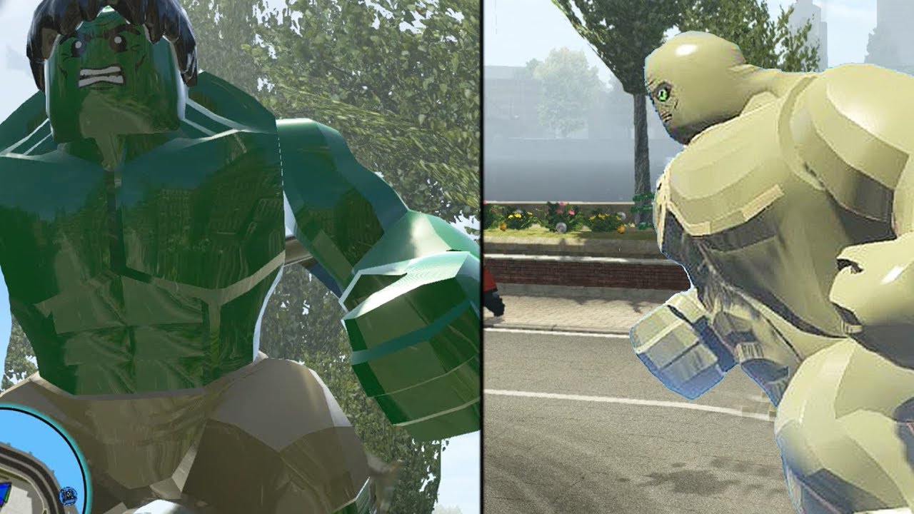 Hulk vs Abomination - Epic Battle in Lego Marvel Superheroes - YouTube