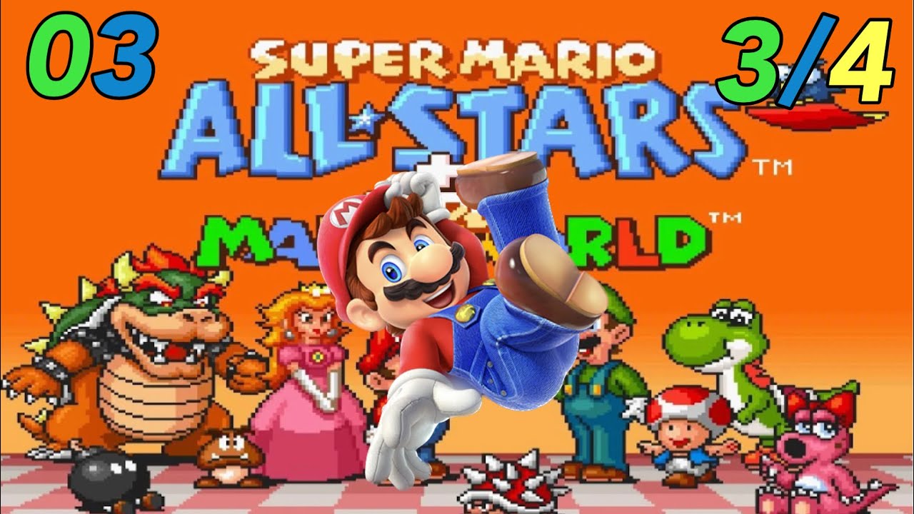 SUPER MARIO ALL STARS PART 3 3-4 STOP FALLING! - YouTube