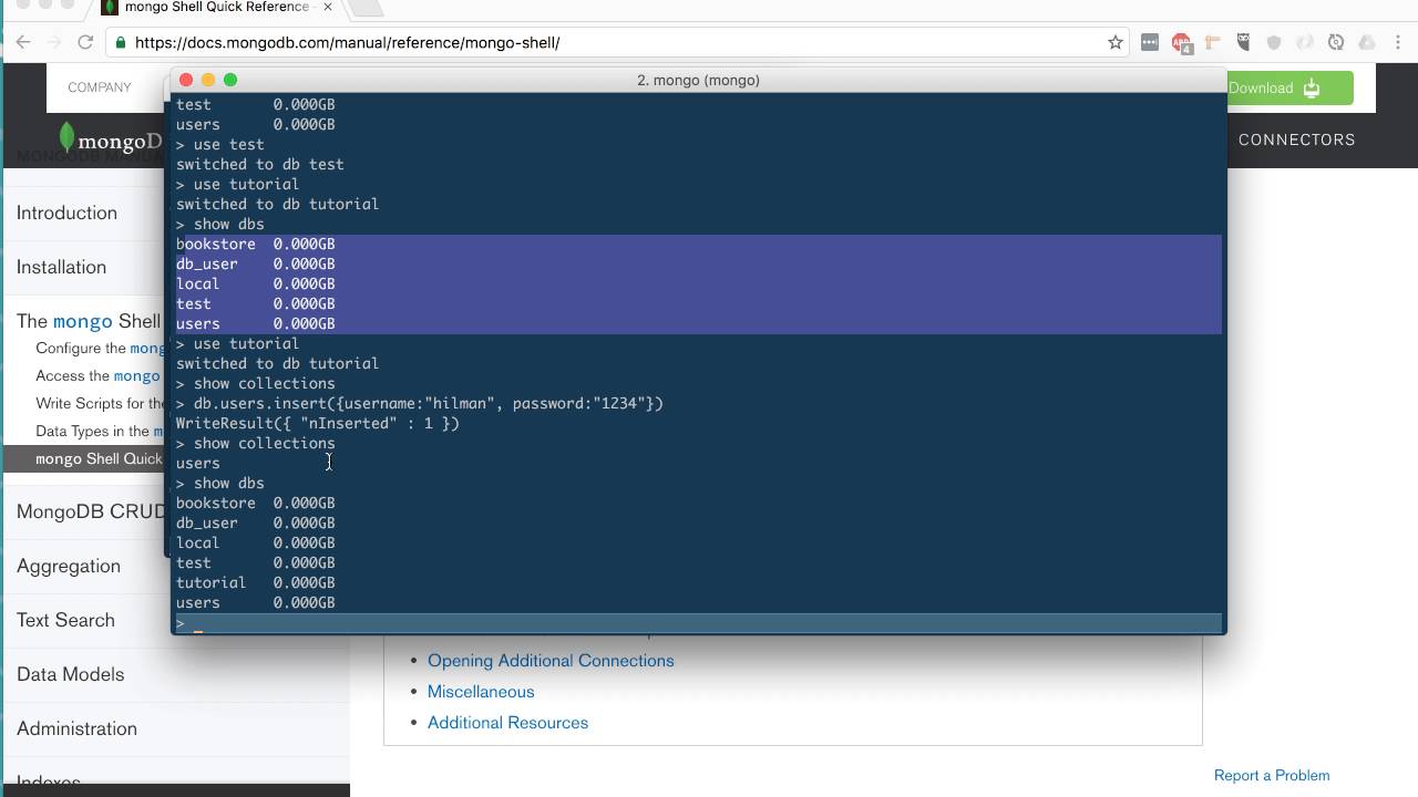database dan collections - YouTube