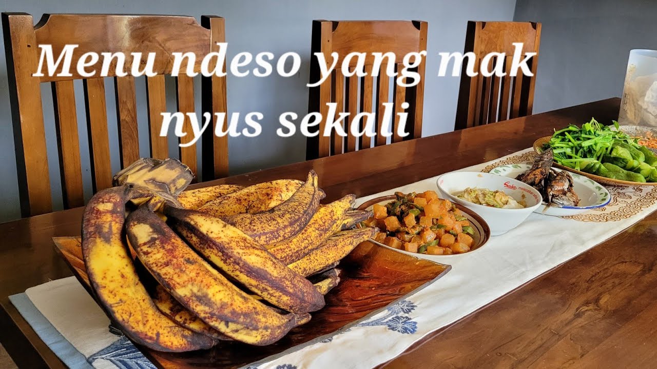 Menu kampung ndeso yang super endos dan mantap - YouTube