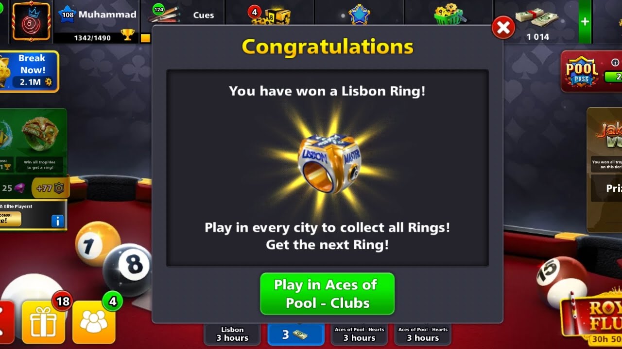 8 Ball Pool, Lisbon Summer Club - YouTube