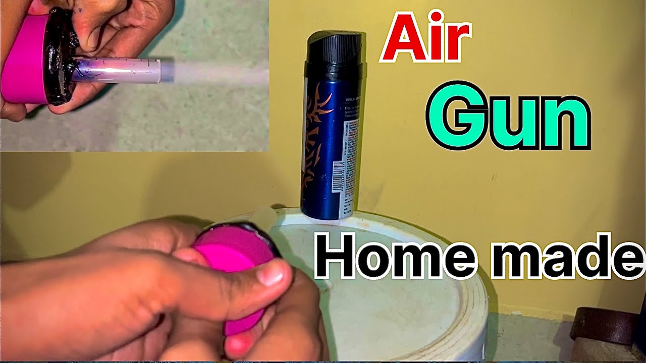 🤯How to Make Air Gun || At Home || Home Made || Abhishek experiment ...