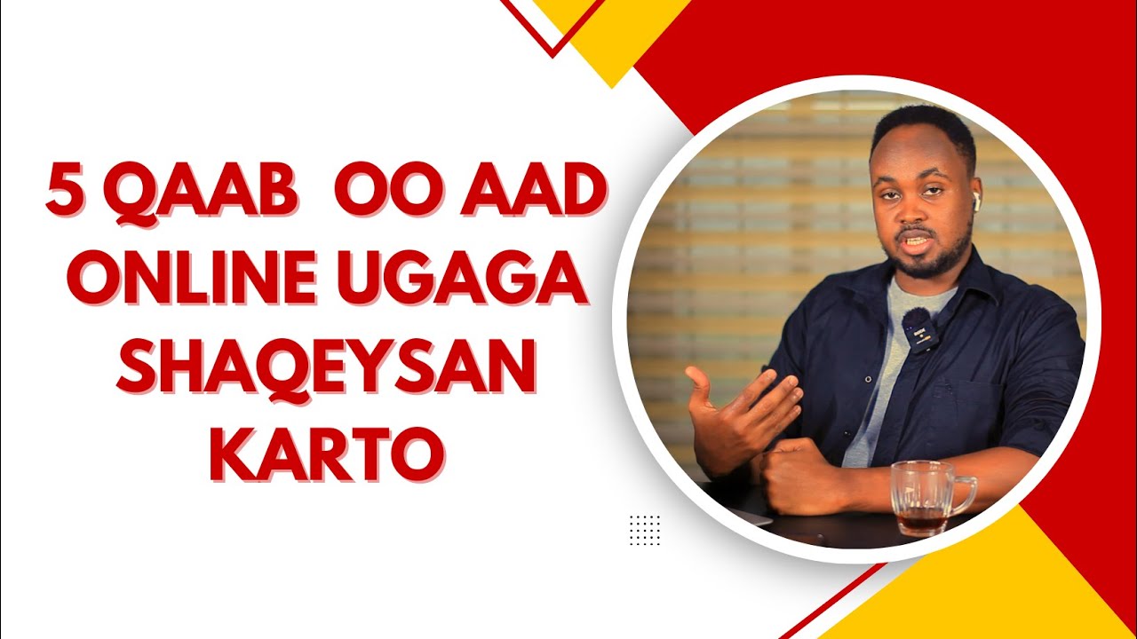 5 qaab oo aad online ugaga shaqeysan karto - YouTube