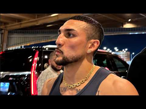 ANGRY Teofimo Lopez after fighting security! Storms out after Ryan Garcia KO over Conor Benn! 
