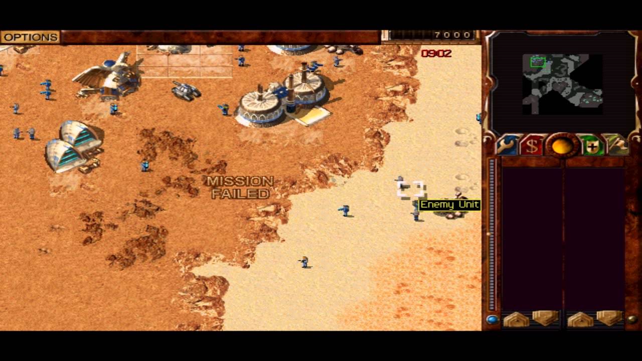 Dune 2000 1v1 - TANO99 (A) vs Unitlost (O) 2015-03-04 Red Chasm - Game ...