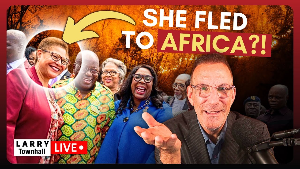 LA Mayor EVACUATES TO AFRICA as Flames Ravage California! DEI FAILURE ...