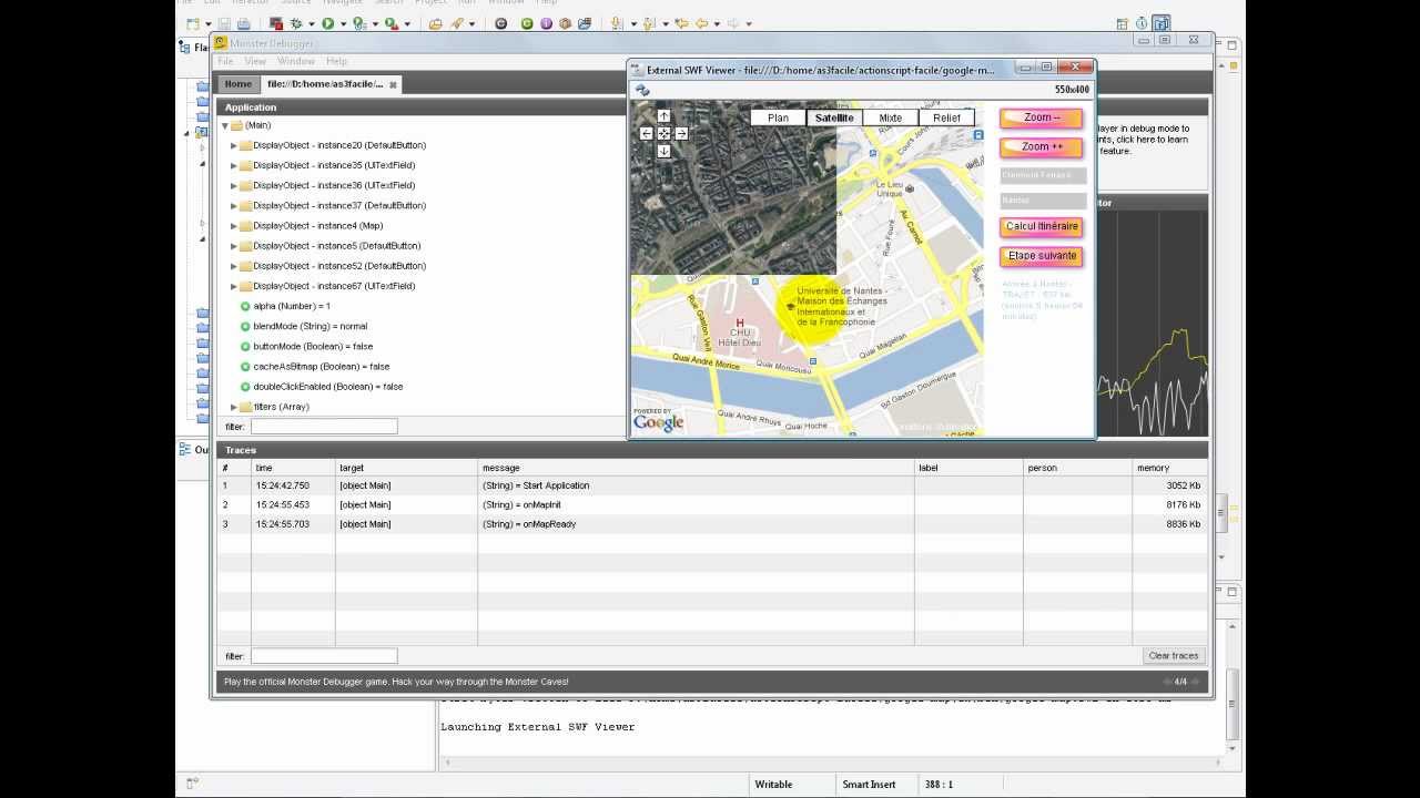 Utiliser l'API Google MAPS en ActionScript 3 - YouTube