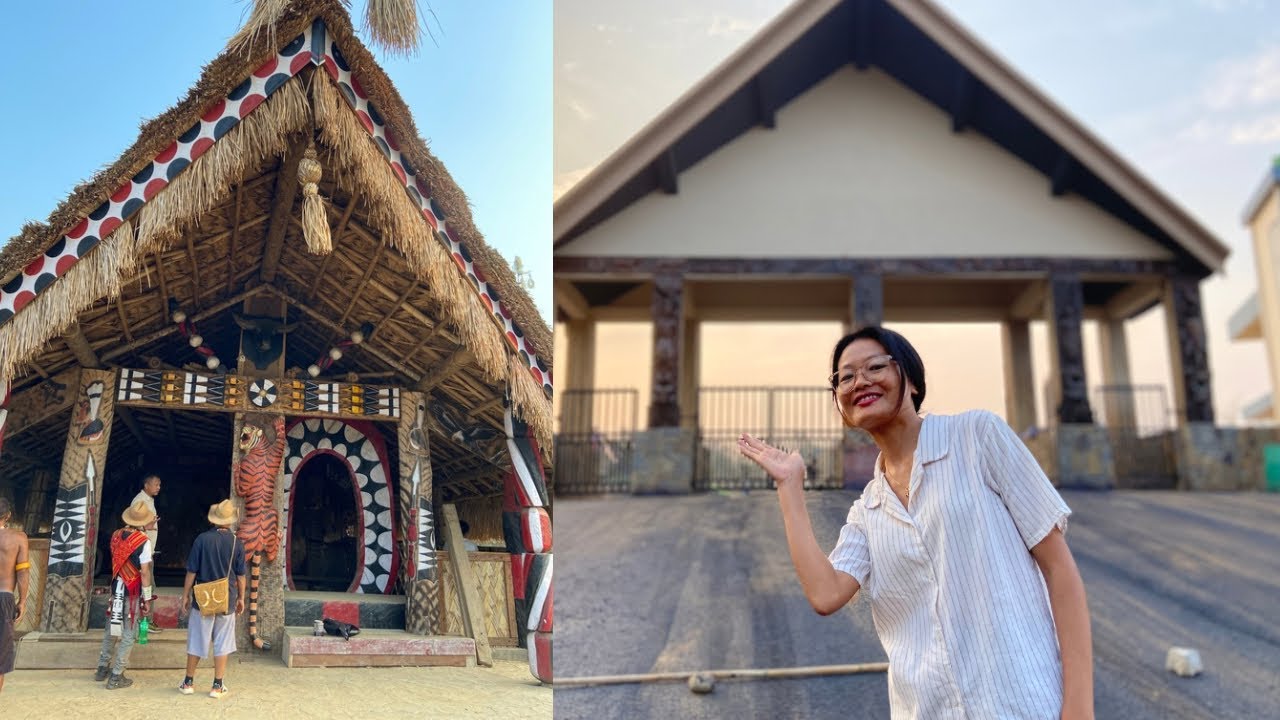 Visiting Konyak Morung #Heritage Mon||3rd day of Aoleang festival ...