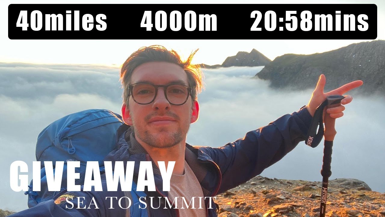 Epic Endurance CLIMBING SNOWDON 5x in under 24hrs | Sea To Summit Giveaway | Crazy Cloud ...