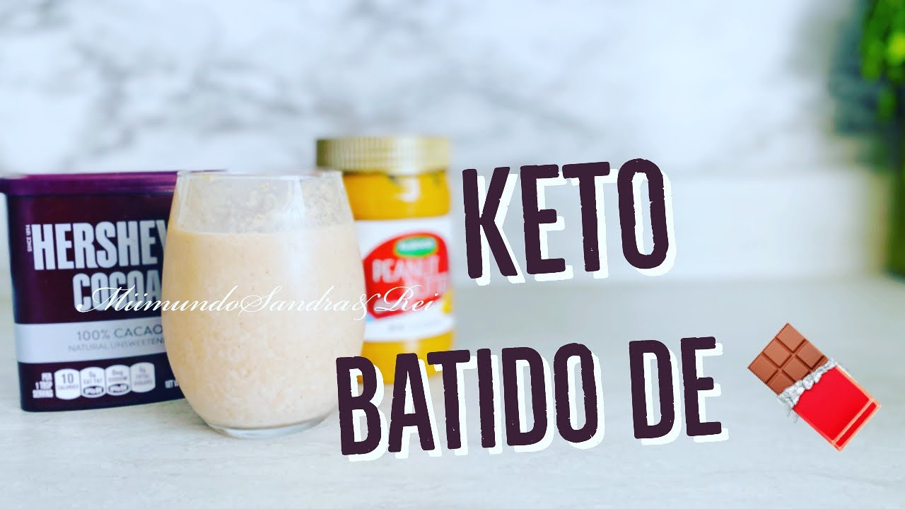 Batido keto | Batido de Mantequilla de cacahuate | Como hacer un batido ...