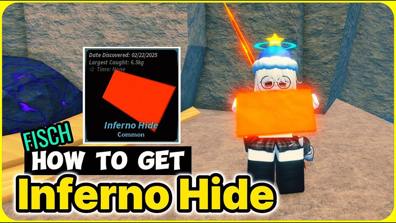 How to EASILY Get the Inferno Hide in Fisch - YouTube