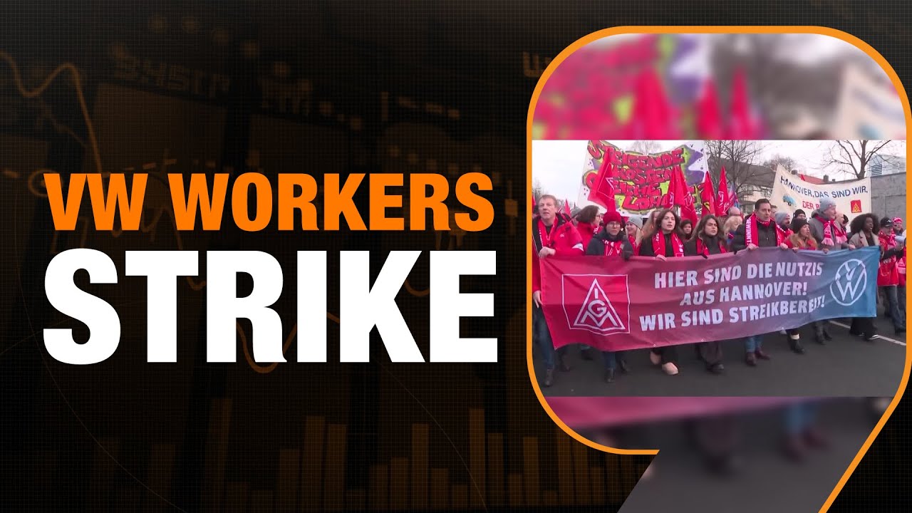 Volkswagen Hit by Major Strike | Workers at Nine German Plants Walk Out ...