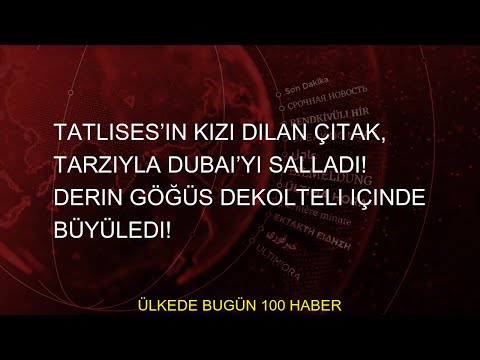 Tatlıses’in kızı Dilan Çıtak, tarzıyla Dubai’yi salladı! Derin göğüs dekolteli içinde büyüledi!