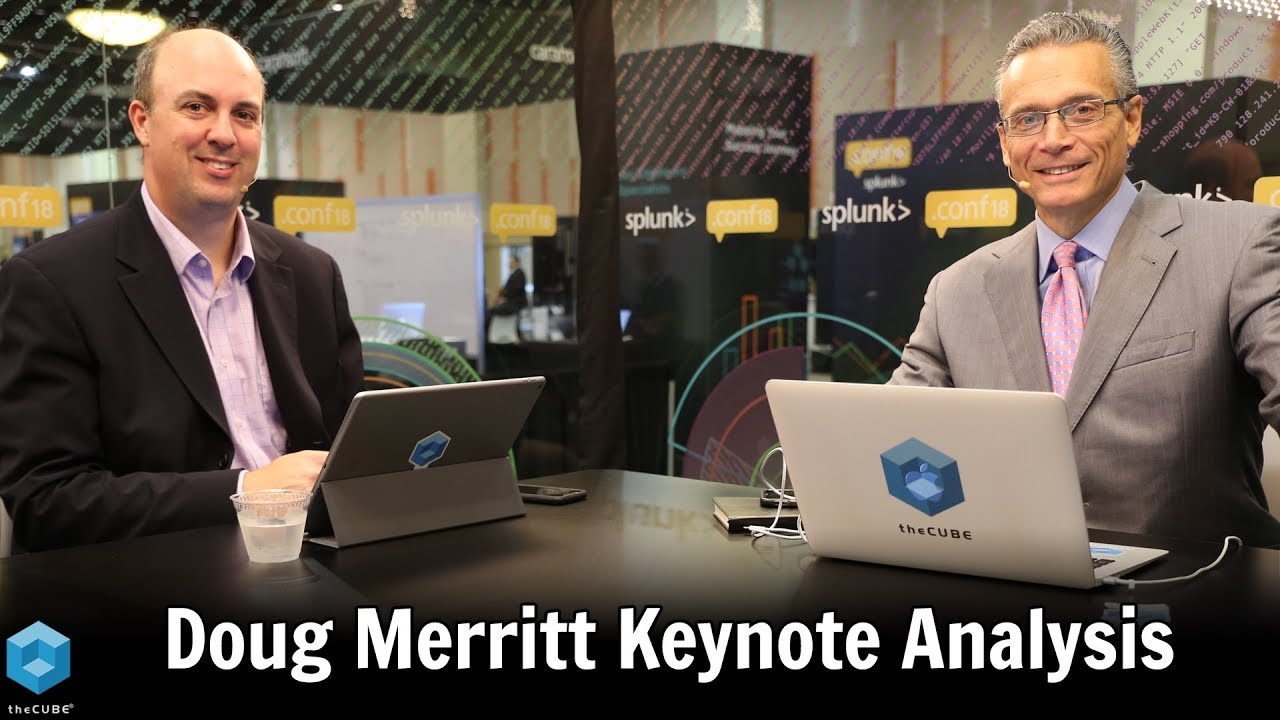 Doug Merritt Keynote Analysis | Splunk .conf18 - YouTube