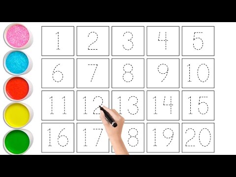 Learn to count, One two three, 123 Numbers, kids rhymes, 1 to 100 ...