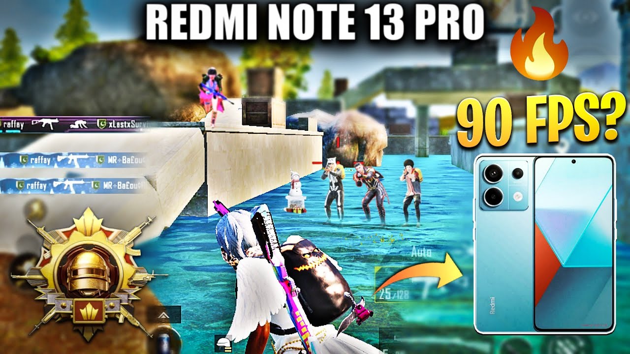 Redmi Note 13 Pro 5G Pubg Test 2024 ⚡ Better Than IPhone 15 Pro Max ...