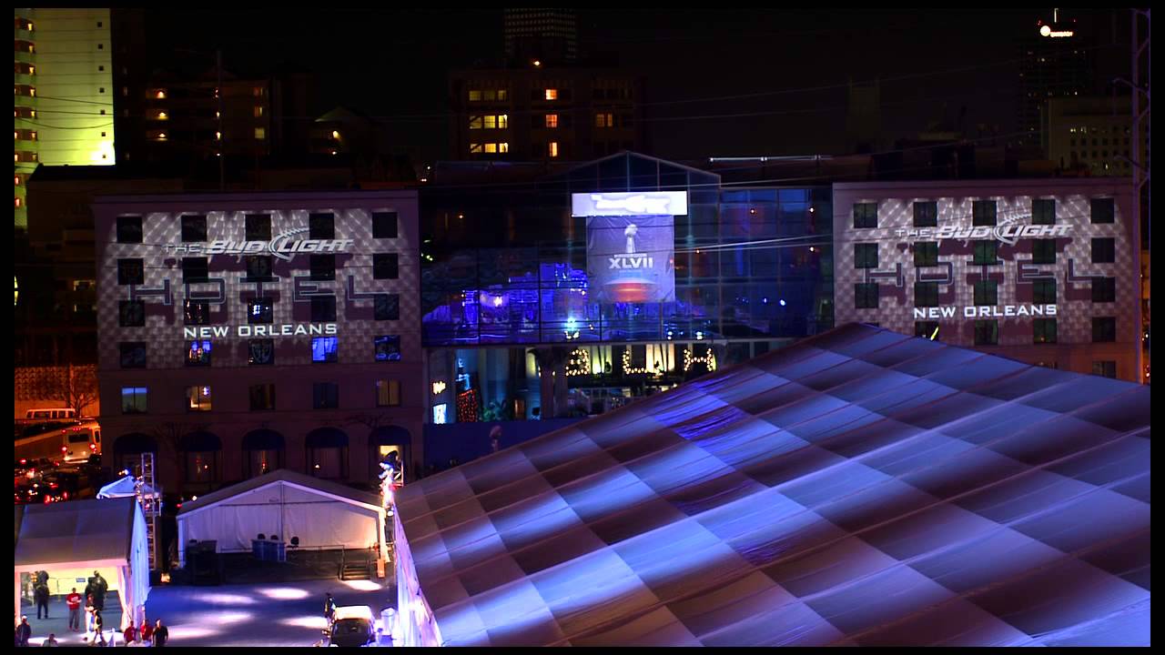 MIG: 2013 Bud Light Hotel @ Super Bowl XLVII - YouTube