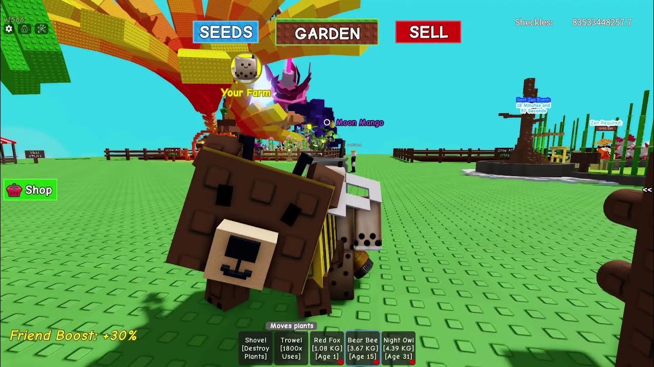 Mini Saiyann Live trade grow a garden NGF - YouTube