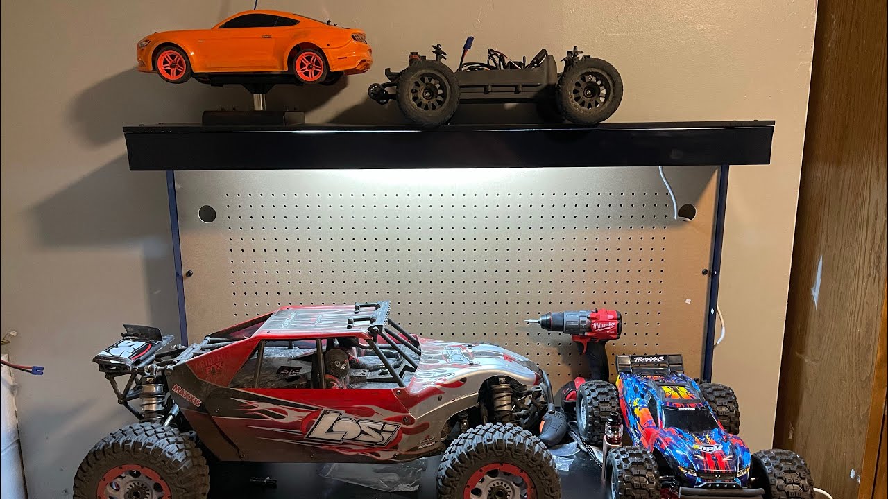 My New Rc Workbench ! Harbor Freight Work Bench ! - YouTube