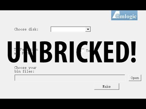 How to Unbrick any AmLogic based TV Box or Tablet - YouTube