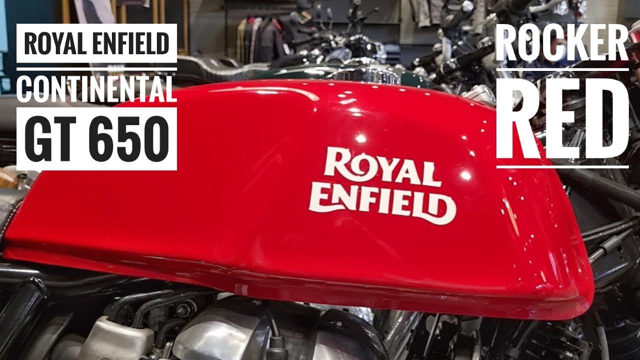 2021 Royal Enfield Continental GT 650 Rocker Red Cinematic || Old ...