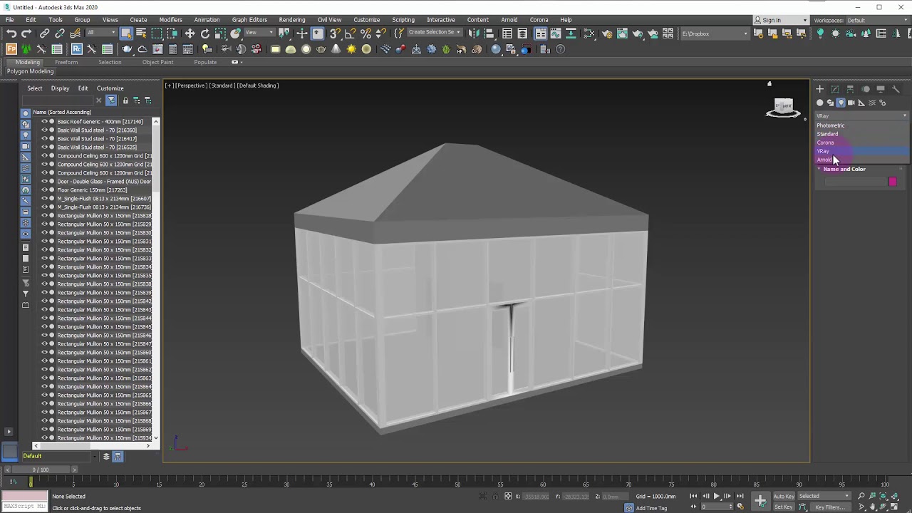Revit export to 3ds Max & vray scene setup - YouTube