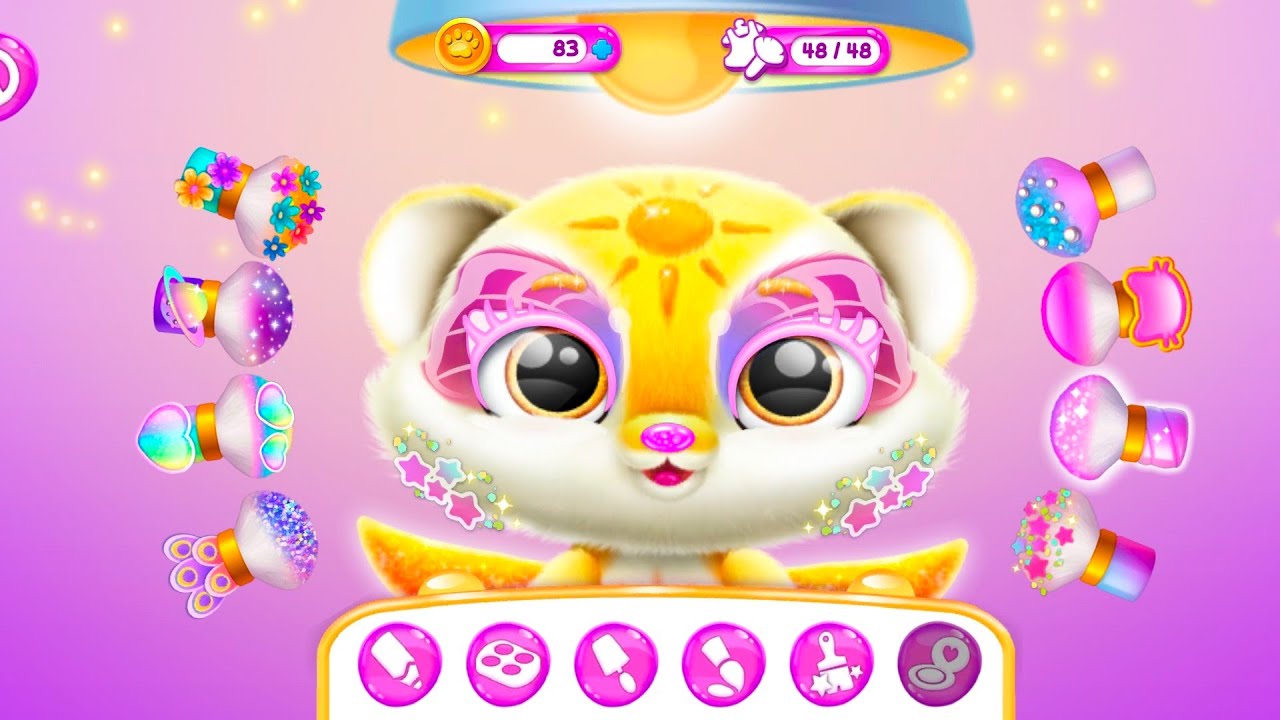 Fluvsies a fluff to luv my cute pet makeup - YouTube