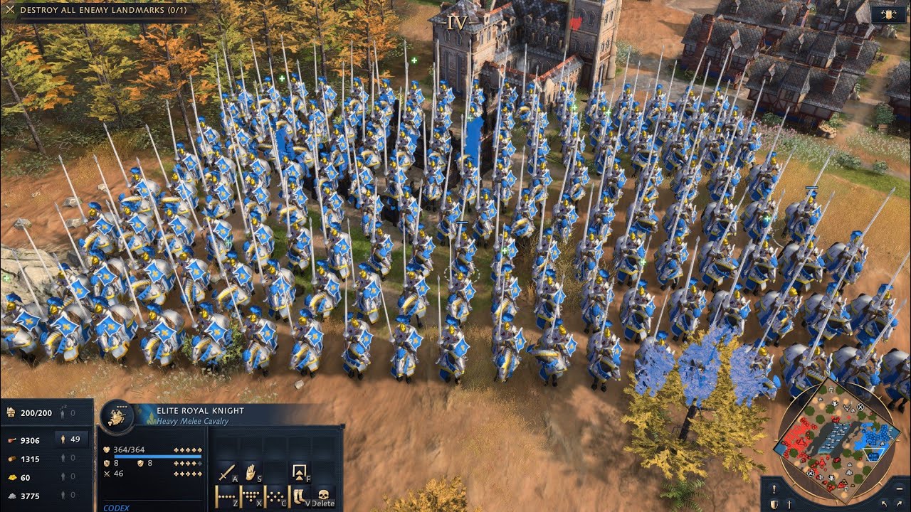 French Royal Knights Rule the Battlefield - Age Of Empires 4 - YouTube