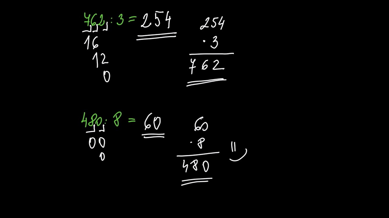 5 Delenie celého čísla jednociferným číslom bez zvyšku - YouTube
