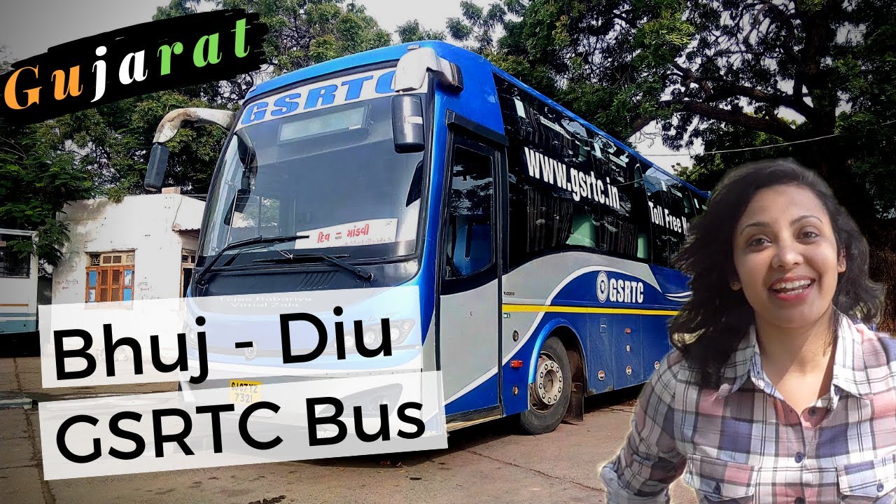 Bhuj to Diu GRSTC Volvo Bus - YouTube