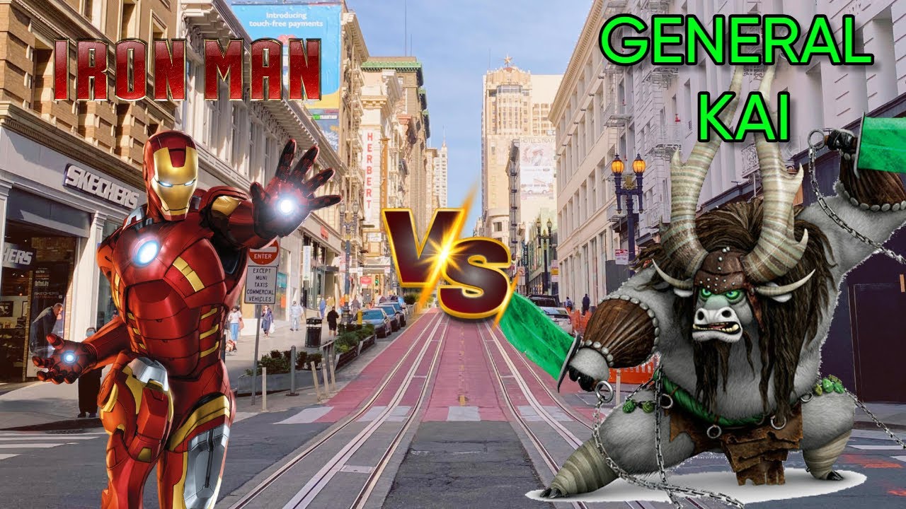 İron man Vs General Kai - YouTube