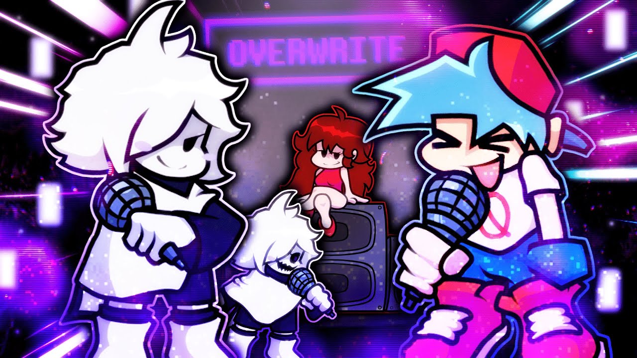 Overwrite FNF X!Event Reskin [VS X!Chara Mod] - YouTube
