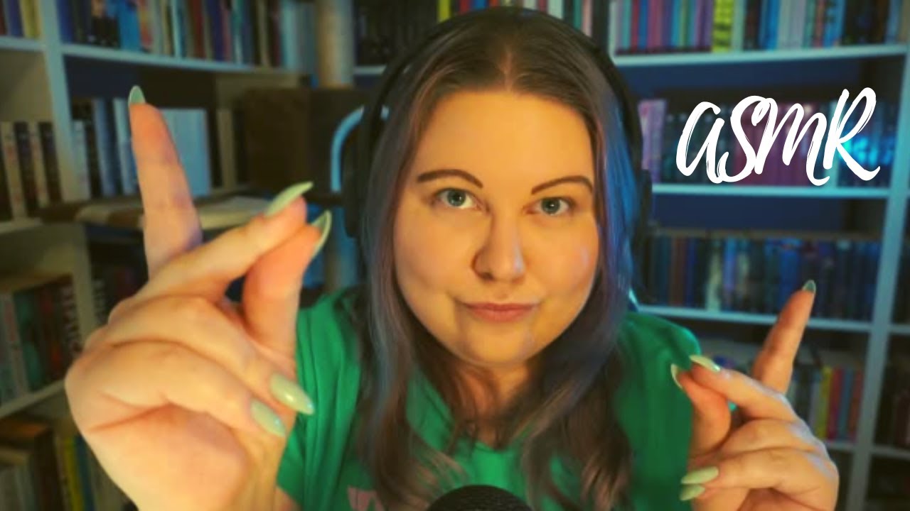 Long Nail ASMR Tapping with Hypnotic Hand Movements & Finger Snaps ...