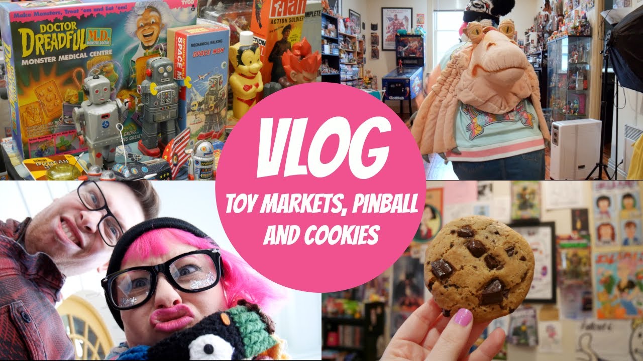 VLog: Toy Markets, Pinball And Cookies - YouTube