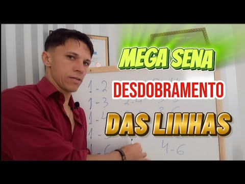Mega sena, como pegar as 06 dezenas nas 4 linhas !